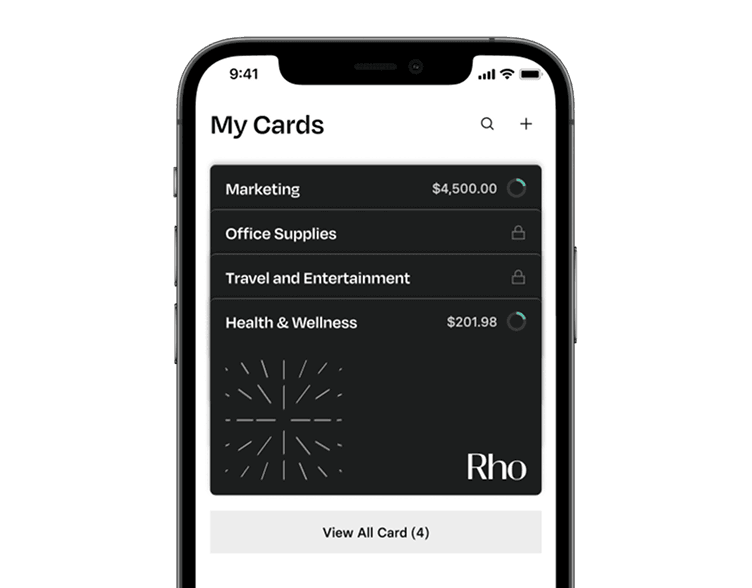 Rho Corporate Card | Earn Up to 2% Cashback